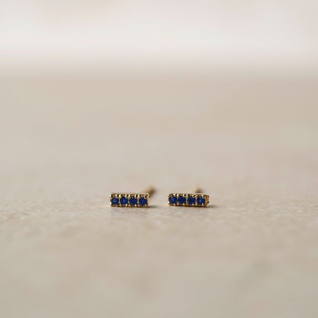 CZラインピアス(GR-E016、GR-E017、GR-E018) | iichi ハンドメイド・クラフト作品・手仕事品の通販
