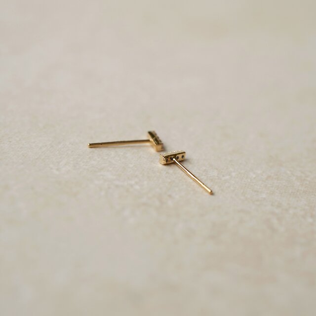 CZラインピアス(GR-E016、GR-E017、GR-E018) | iichi ハンドメイド・クラフト作品・手仕事品の通販