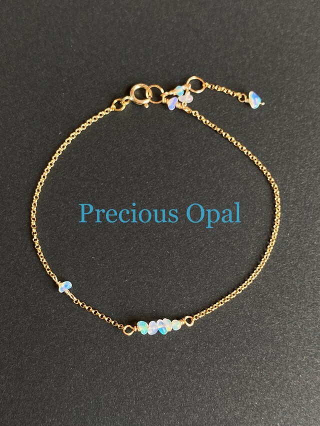 【期間限定】春のプチプラ祭り 16kgp プレシャスオパールのブレスレット ac/640 | iichi 日々の暮らしを心地よくするハンドメイドやアンティークのマーケットプレイス