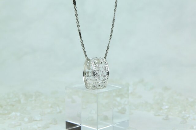 【銀線細工】Orbit 3wayリング＊ペンダントトップ/SV925 | iichi ハンドメイド・クラフト作品・手仕事品の通販