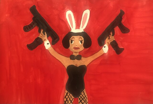 マシンガンバニー | iichi ハンドメイド・クラフト作品・手仕事品の通販