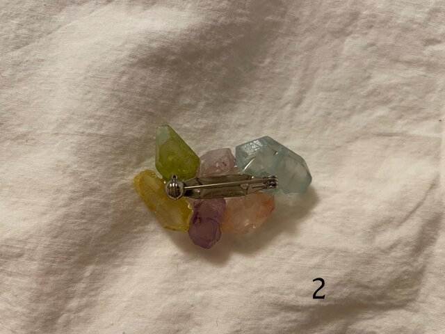 Candy Color ブローチ 2 | iichi ハンドメイド・クラフト作品・手仕事品の通販