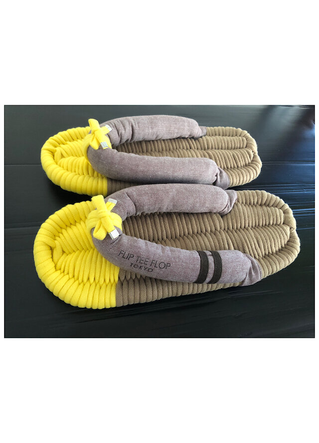 No.151【FLIP TEE FLOP】24cm《THE SPORTY》布ぞうり 上質なJonoJono使用 | iichi ハンドメイド・クラフト作品・手仕事品の通販