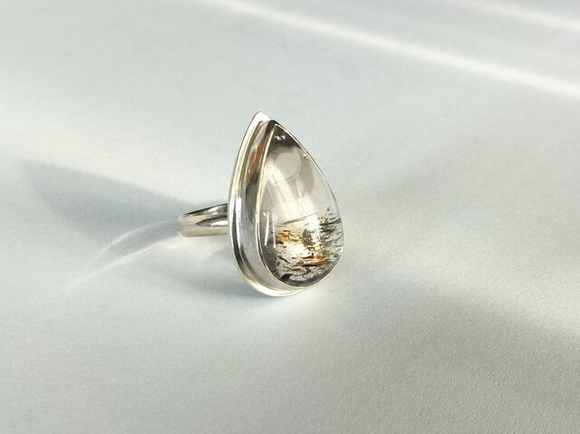 black super seven silver ring | iichi ハンドメイド・クラフト作品・手仕事品の通販