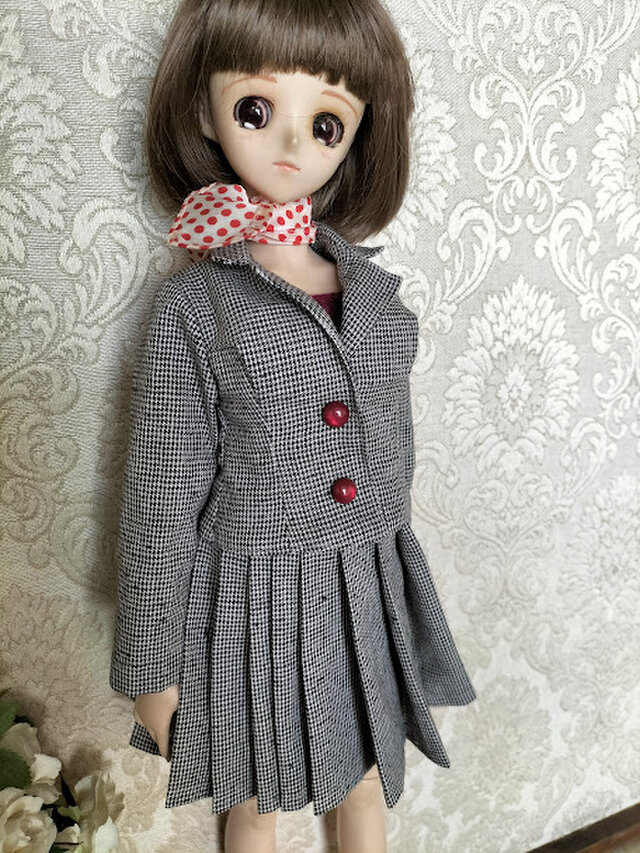 DD M胸用 チドリ格子のスーツセット | iichi ハンドメイド・クラフト作品・手仕事品の通販