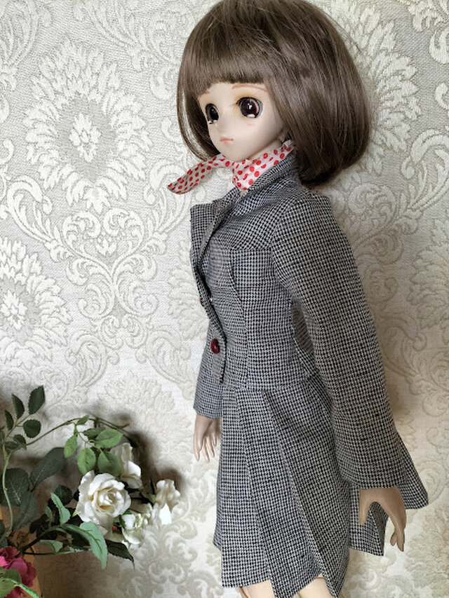 DD M胸用 チドリ格子のスーツセット | iichi ハンドメイド・クラフト作品・手仕事品の通販