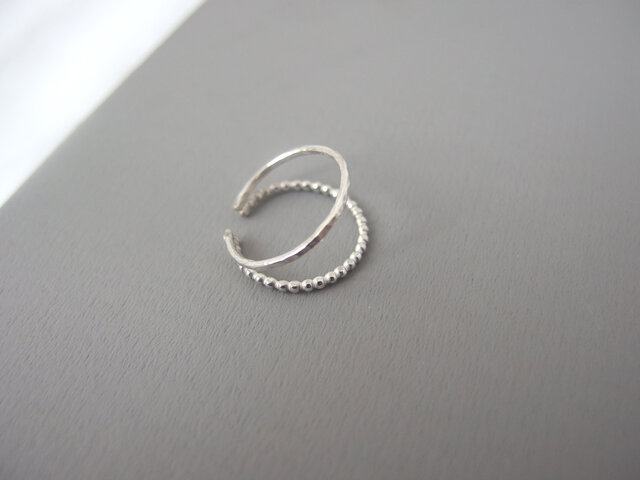 【Totto】silver925イヤーカフ リング 2way | iichi 日々の暮らしを心地よくするハンドメイドやアンティークのマーケットプレイス