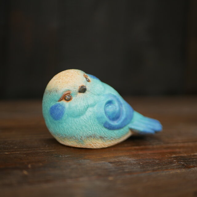 青色のことり no.37 | iichi ハンドメイド・クラフト作品・手仕事品の通販