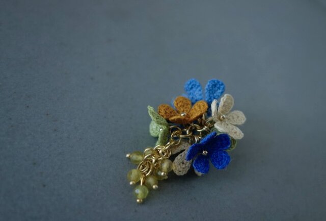 bouquet of blue flower mix | iichi 日々の暮らしを心地よくするハンドメイドやアンティークのマーケットプレイス