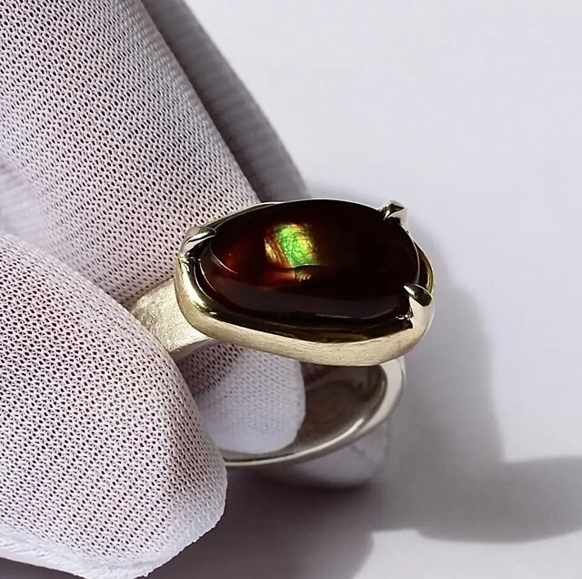 Fire Agate / K10YG, SV925 | iichi ハンドメイド・クラフト作品・手仕事品の通販