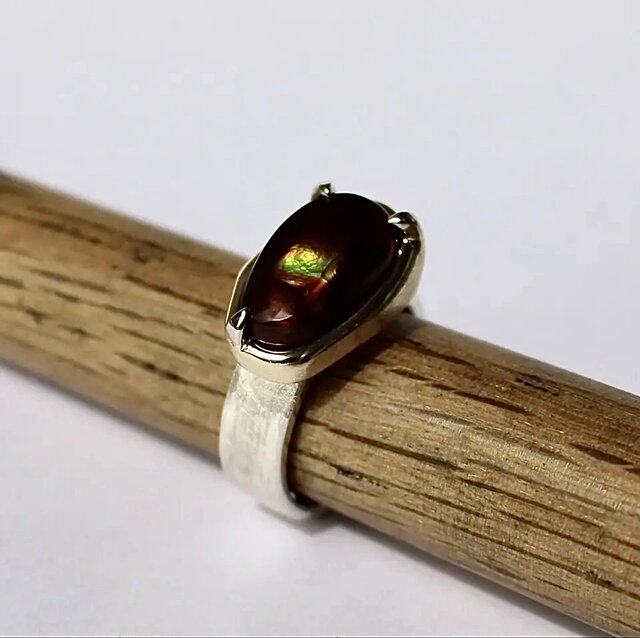 Fire Agate / K10YG, SV925 | iichi ハンドメイド・クラフト作品・手仕事品の通販