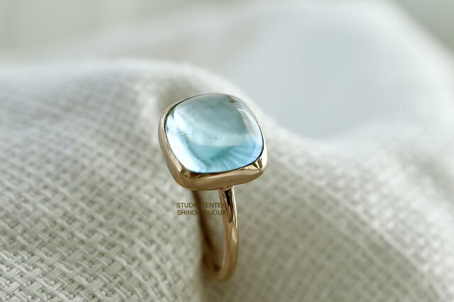 K10[ blue topazの石言葉]ring | iichi 日々の暮らしを心地よくするハンドメイドやアンティークのマーケットプレイス