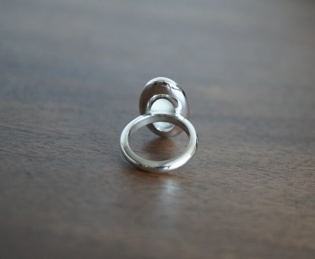 operaculam ring (oval) | iichi ハンドメイド・クラフト作品・手仕事品の通販