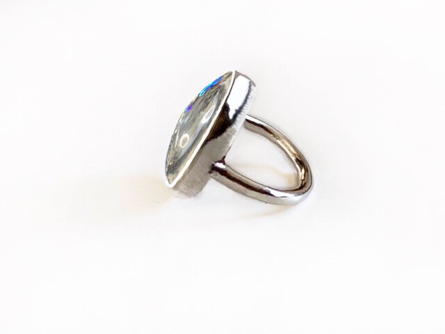 一点もの Iris Quartz リング シルバー No.6/ 受注制作 | iichi ハンドメイド・クラフト作品・手仕事品の通販
