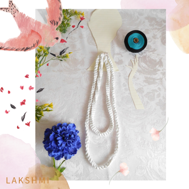 重ねる・つなげる… 組み合わせの楽しみ広げるネックレス 白 55cm | iichi ハンドメイド・クラフト作品・手仕事品の通販