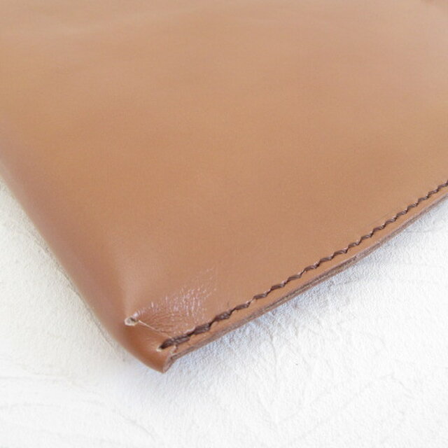 【アウトレットライン】《牛革》B5対応フラットトート・ブラウン・スムースレザー・0362 | iichi ハンドメイド・クラフト作品・手仕事品の通販