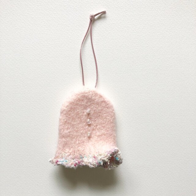 鍵のセータkeycase jellyfish pink 編みもの | iichi ハンドメイド・クラフト作品・手仕事品の通販