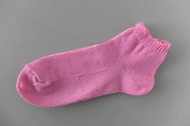 リネン アンクルソックス（リズ）22-24cm / KL-L191 | iichi ハンドメイド・クラフト作品・手仕事品の通販