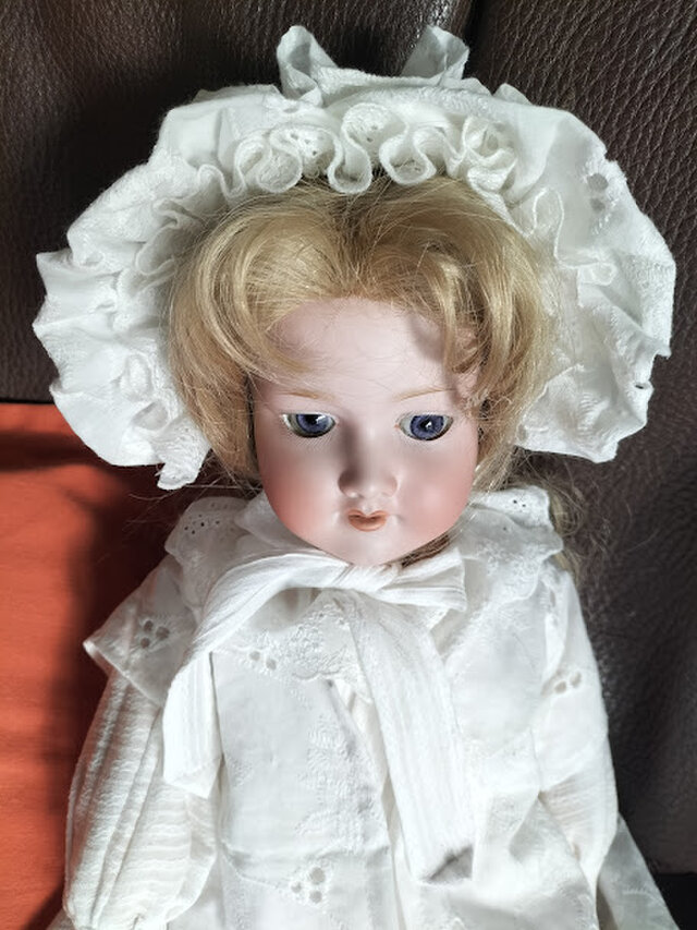 ドール背丈が60cm前後用 ベビードレス・レース上着・シュミーズ・ベビー帽 | iichi ハンドメイド・クラフト作品・手仕事品の通販