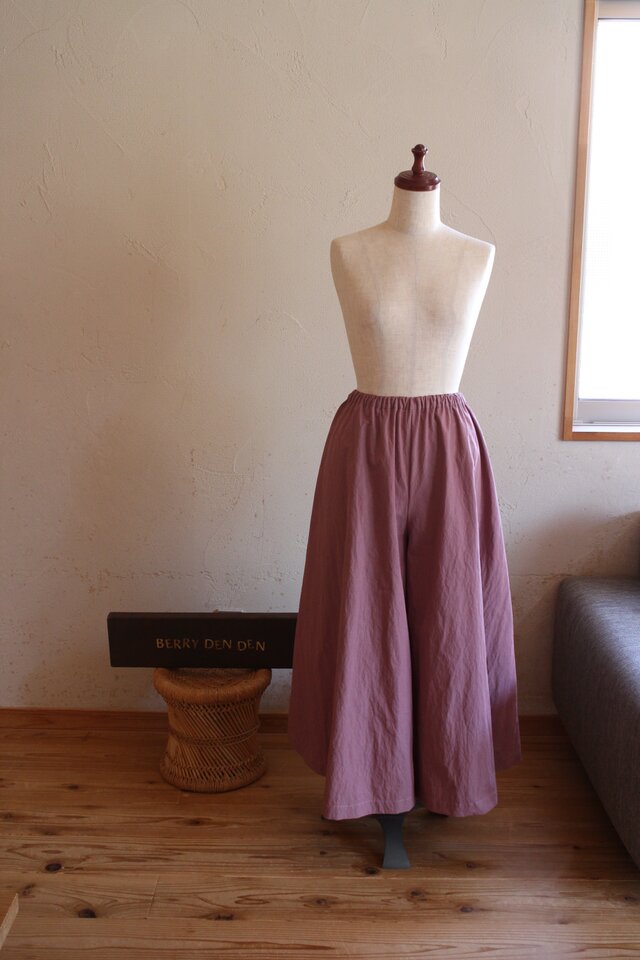 コットンナイロン「スモーキーピンク」 85cm丈 | iichi ハンドメイド・クラフト作品・手仕事品の通販