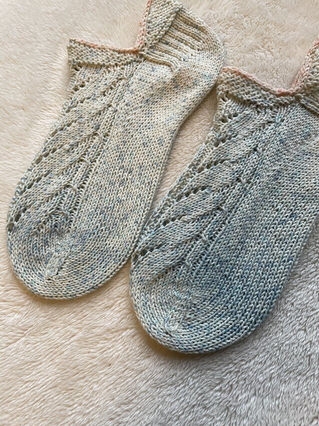 No.1167 k様オーダー品夏うつぼソックス55匹め | iichi 日々の暮らしを心地よくするハンドメイドやアンティークのマーケットプレイス