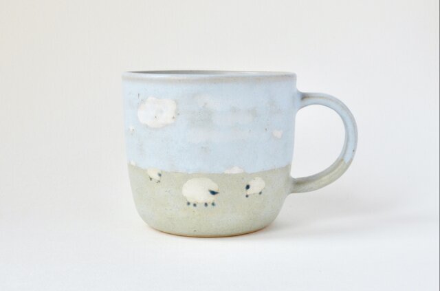 マグカップ [ ひつじ ] MG - SH5 | iichi 日々の暮らしを心地よくするハンドメイドやアンティークのマーケットプレイス