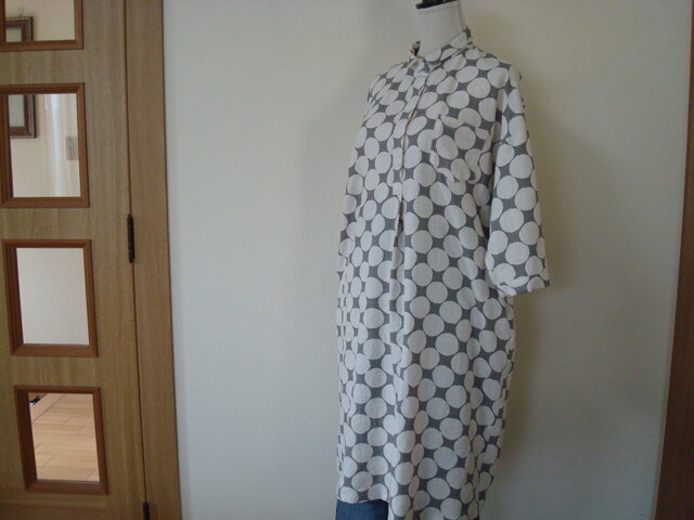 夏にさらっと＊「小襟ワンピース」 | iichi ハンドメイド・クラフト作品・手仕事品の通販