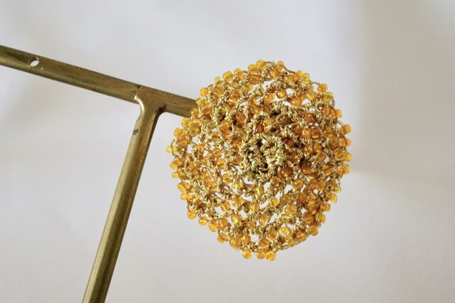 orange lace flowers | iichi ハンドメイド・クラフト作品・手仕事品の通販