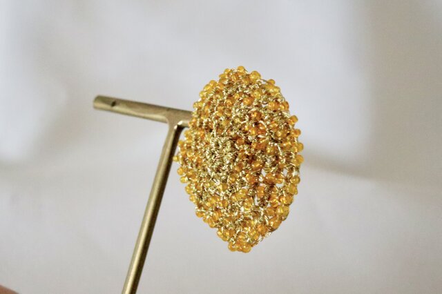 orange lace flowers | iichi ハンドメイド・クラフト作品・手仕事品の通販