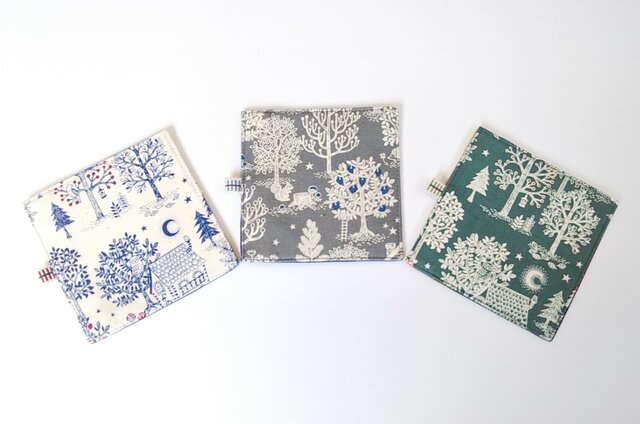 コースター ランドスケープ 約10cm角 3枚組 | iichi ハンドメイド・クラフト作品・手仕事品の通販