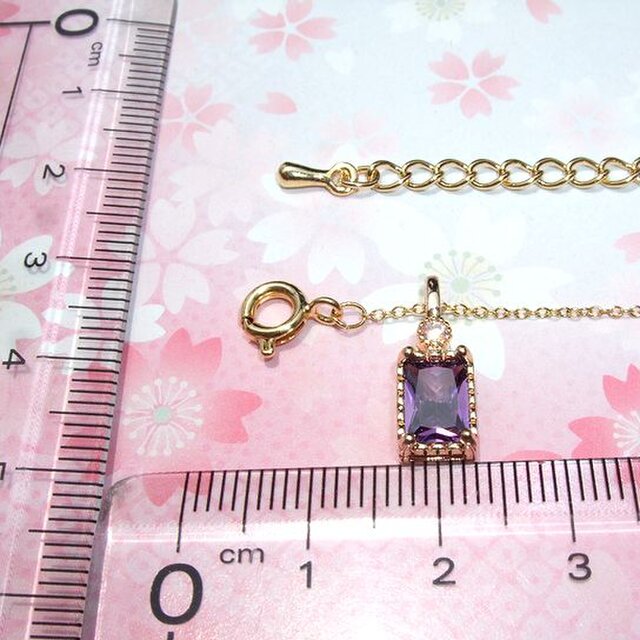 ☆送料無料☆ CZデザインネックレス超極細ネックレス ♯1-3 | iichi ハンドメイド・クラフト作品・手仕事品の通販