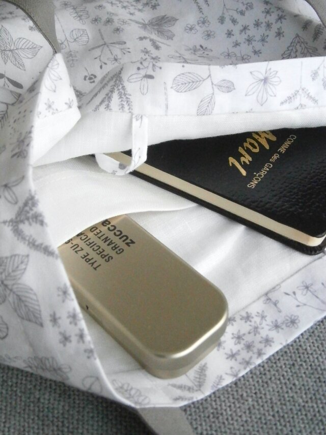 BotanicalCotton×linen 柔らかいTote＆Case | iichi ハンドメイド・クラフト作品・手仕事品の通販