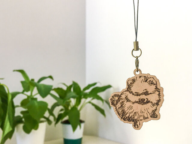 ポメラニアンのチャーム | iichi ハンドメイド・クラフト作品・手仕事品の通販