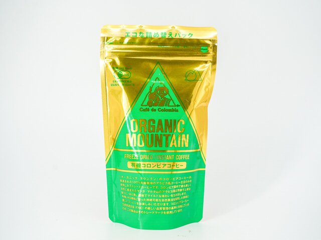 オーガニックマウンテン 有機インスタントコーヒー(詰替) 80g | iichi 日々の暮らしを心地よくするハンドメイドやアンティークのマーケットプレイス