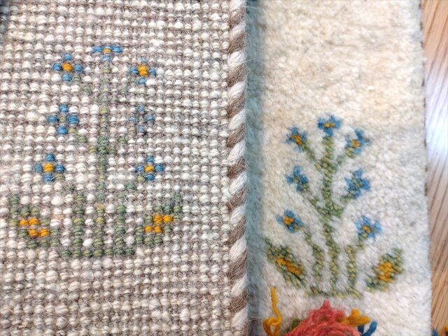 GW期間キャン】ペルシャ ギャッベ ミニマット 42x40cm ラクダ アイボリー | iichi ハンドメイド・クラフト作品・手仕事品の通販