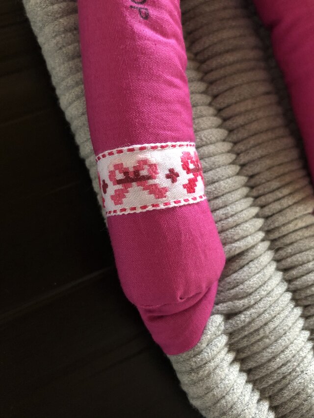 【FLIP TEE FLOP】24cm 布ぞうり グレー 刺繍リボン【No.161】 | iichi 日々の暮らしを心地よくするハンドメイドやアンティークのマーケットプレイス