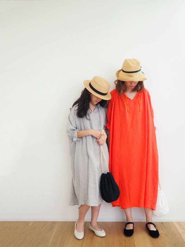 pre-order French linen canvas one-piece | iichi ハンドメイド・クラフト作品・手仕事品の通販