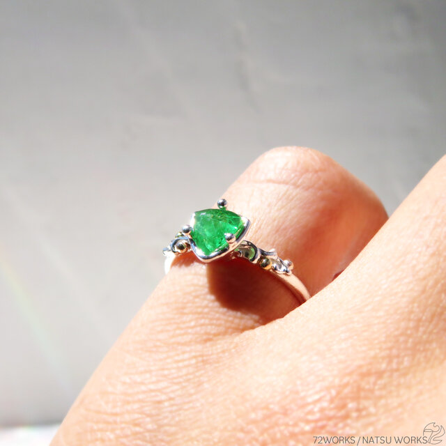 ツァボライト リング / Tsavorite Ring l l l | iichi ハンドメイド・クラフト作品・手仕事品の通販