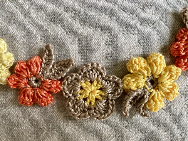 レース編み＊お花の首飾り（やまぶき） | iichi ハンドメイド・クラフト作品・手仕事品の通販