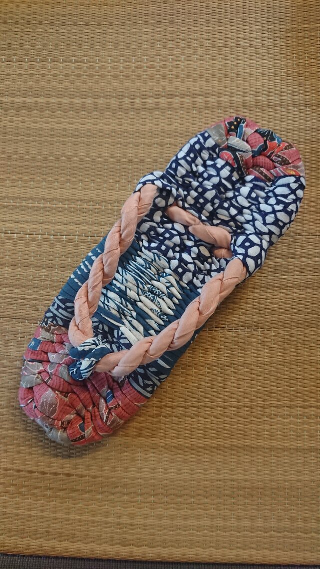 布ぞうり 22～23cm | iichi ハンドメイド・クラフト作品・手仕事品の通販