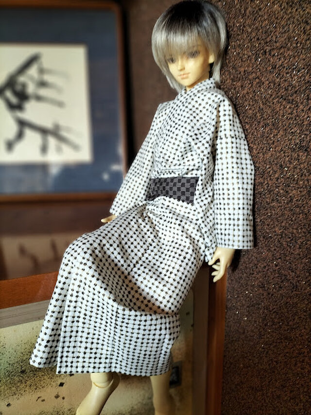SD13 ロング脚タイプ用 男の子の浴衣と帯 | iichi ハンドメイド・クラフト作品・手仕事品の通販