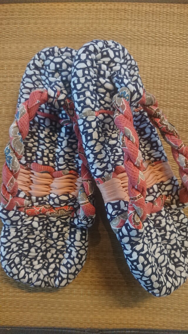 布ぞうり 25～26cm | iichi ハンドメイド・クラフト作品・手仕事品の通販