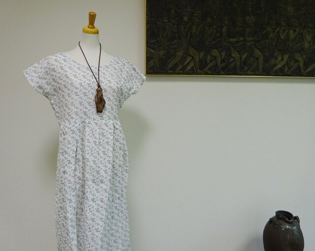 浴衣ワンピース①（番外L ～LL） | iichi 日々の暮らしを心地よくするハンドメイドやアンティークのマーケットプレイス