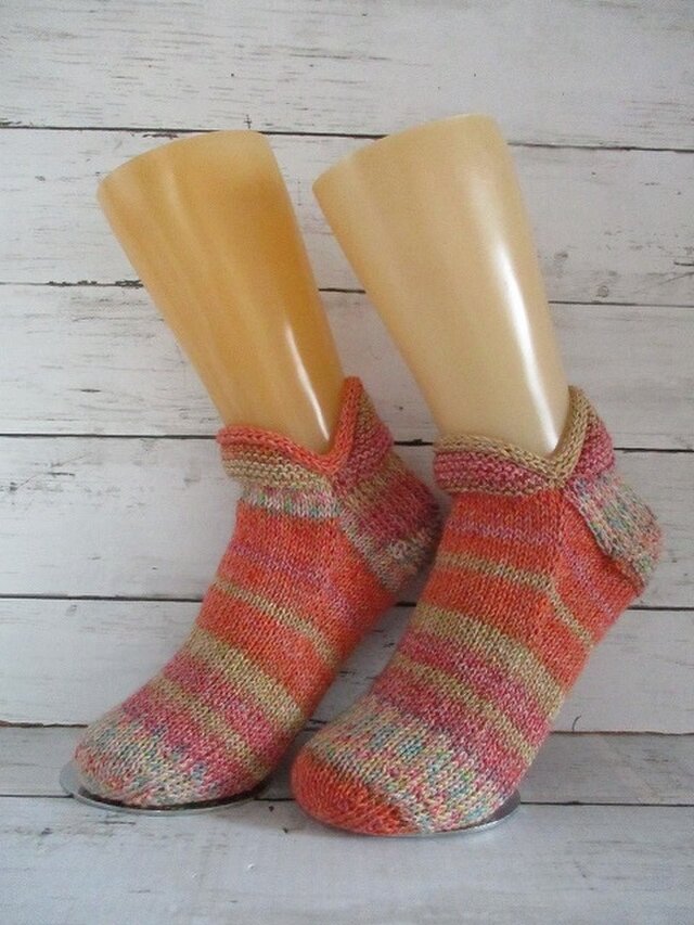 冷え取りソックス Regia Cotton Summer Smile Color | iichi 日々の暮らしを心地よくするハンドメイドやアンティークのマーケットプレイス