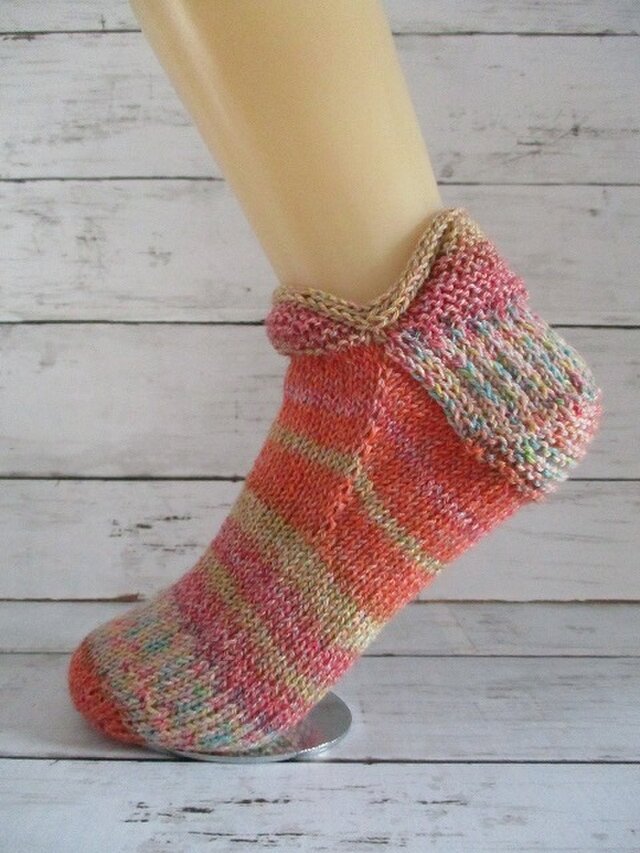 冷え取りソックス Regia Cotton Summer Smile Color | iichi 日々の暮らしを心地よくするハンドメイドやアンティークのマーケットプレイス