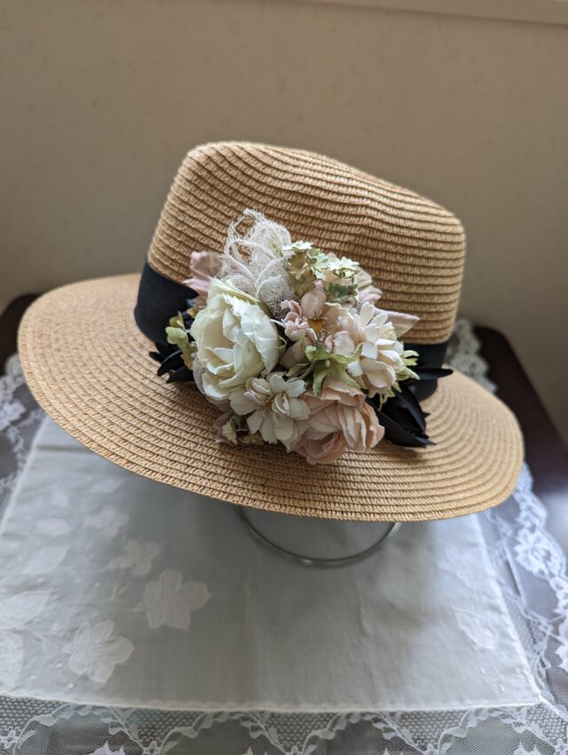 コサージュワイヤートルソー付き〈シェルピンク〉A34 | iichi ハンドメイド・クラフト作品・手仕事品の通販