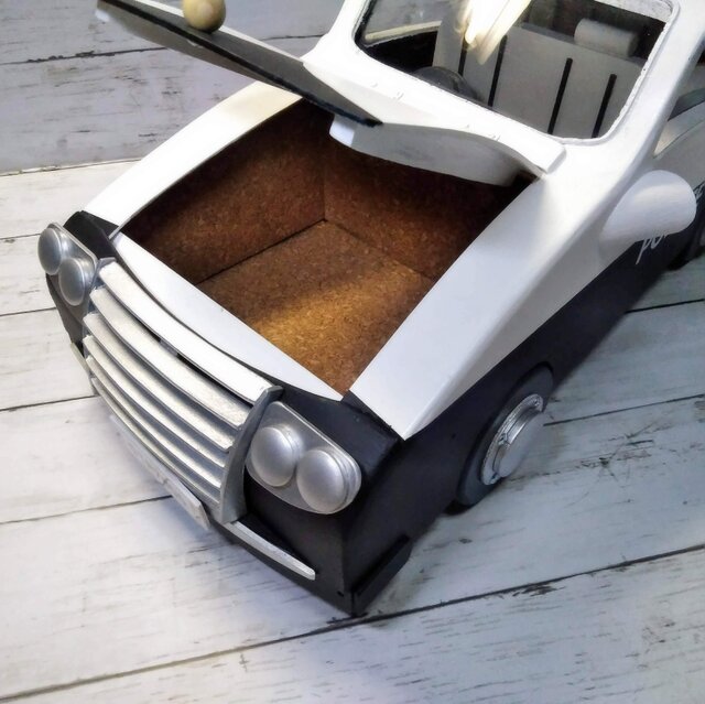 POLICE CAR型の小物入れボックス～GTP7000 | iichi ハンドメイド・クラフト作品・手仕事品の通販