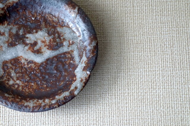 輪花皿 (信濃釉b) | iichi ハンドメイド・クラフト作品・手仕事品の通販