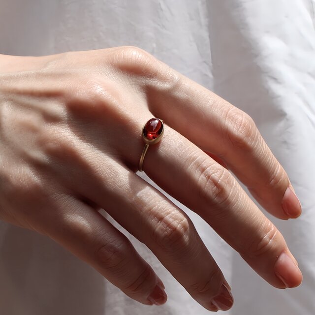 Garnet / K10YG | iichi 日々の暮らしを心地よくするハンドメイドやアンティークのマーケットプレイス