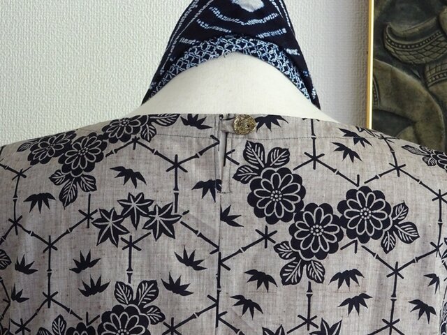 浴衣ワンピース（参・L～LL） | iichi ハンドメイド・クラフト作品・手仕事品の通販